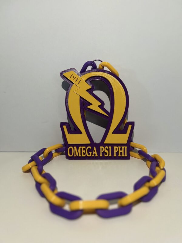 Omega Psi Phi Chain – Sparqz3dPrintingLLC